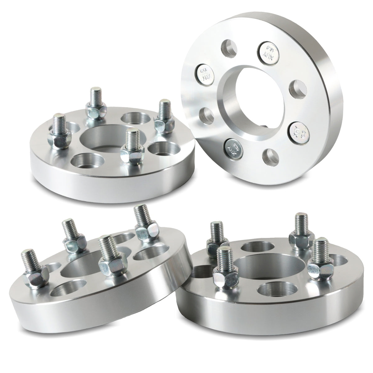 POLARPRA 4PCS Wheel Spacers 1inch 4x100mm£¬12x1.5 Studs 60.1mm Hub Bor